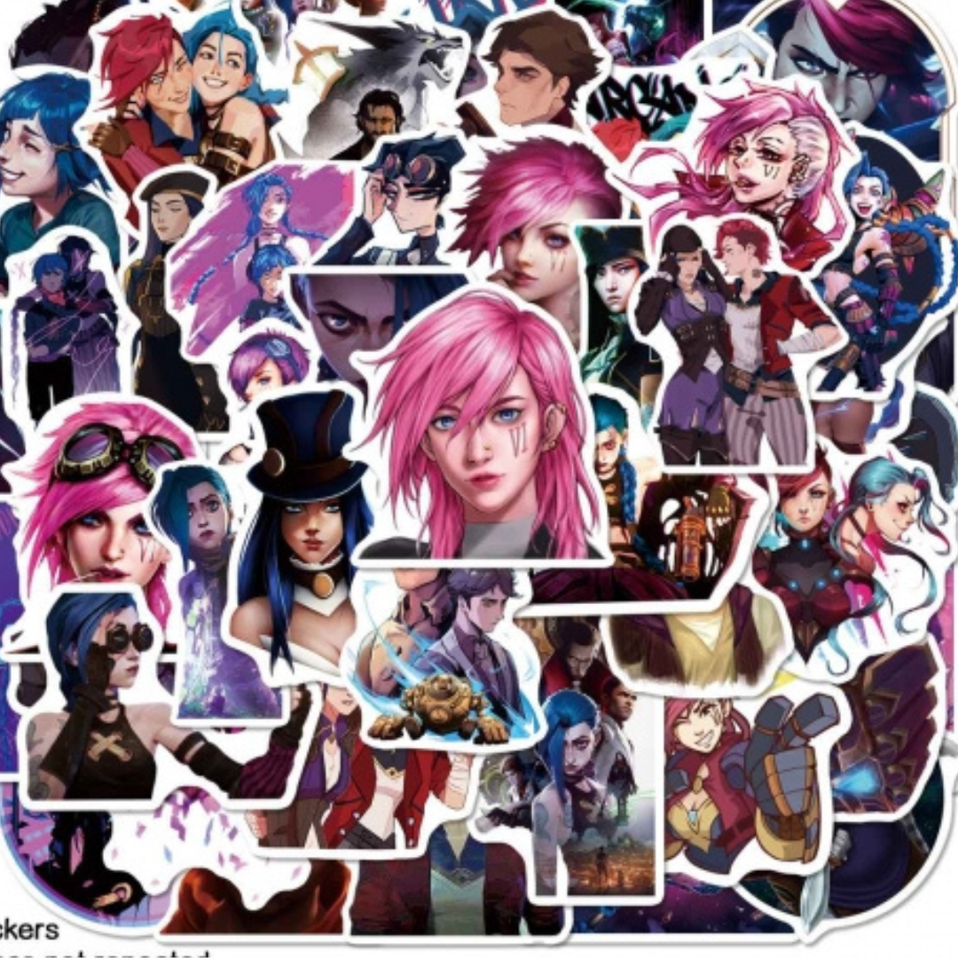 Arcane League of Legends 50 Sticker Pack – Oziko Stationery Store