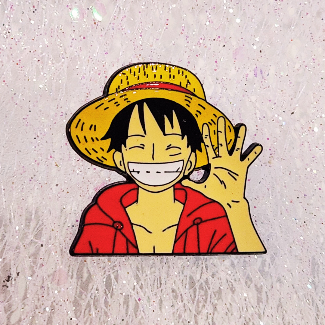 Monkey D. Luffy One Piece Alloy Pin – Oziko Stationery Store