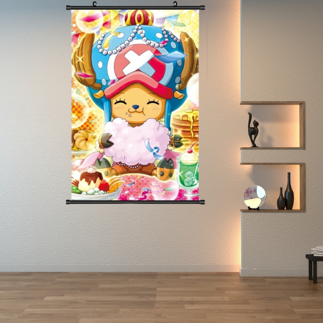 One Piece Tony Tony Chopper Wall Scroll – Oziko Stationery Store