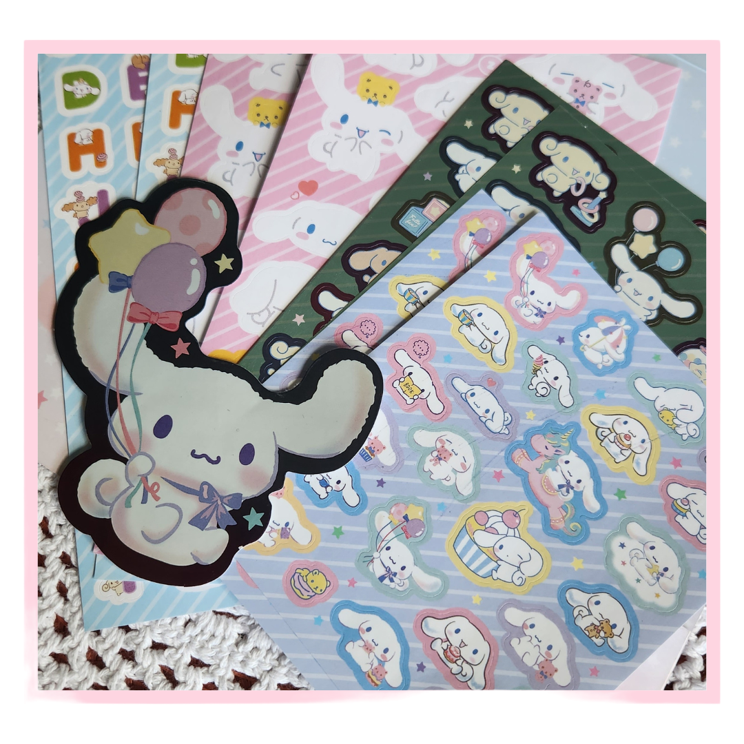 Cinnamoroll Sanrio Sticker Gift Set| Oziko Stationery Store