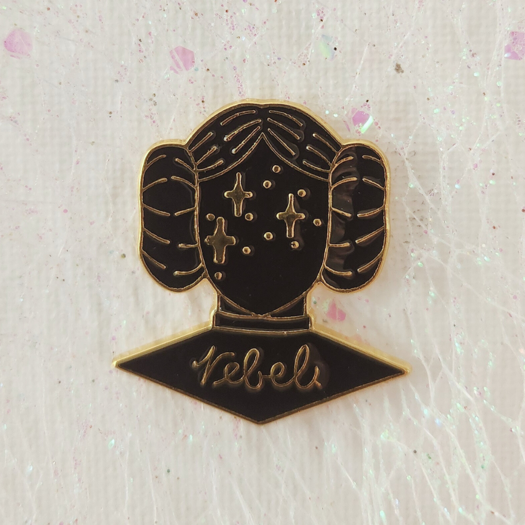 Rebel Princess Enamel Pin – Oziko Stationery Store