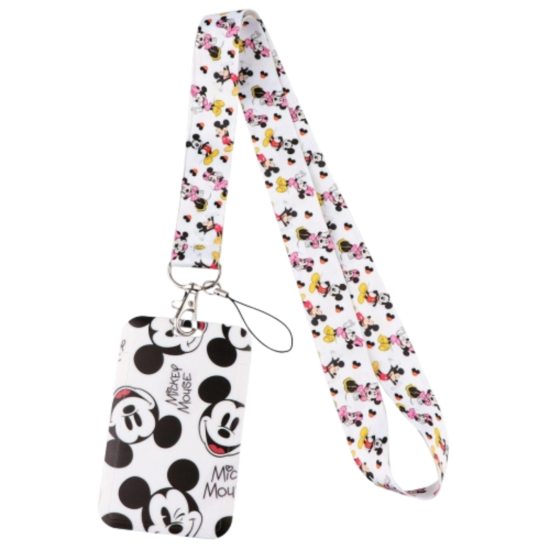 Mickey Mouse ID Card Holder and Lanyard| Oziko Stationery Store