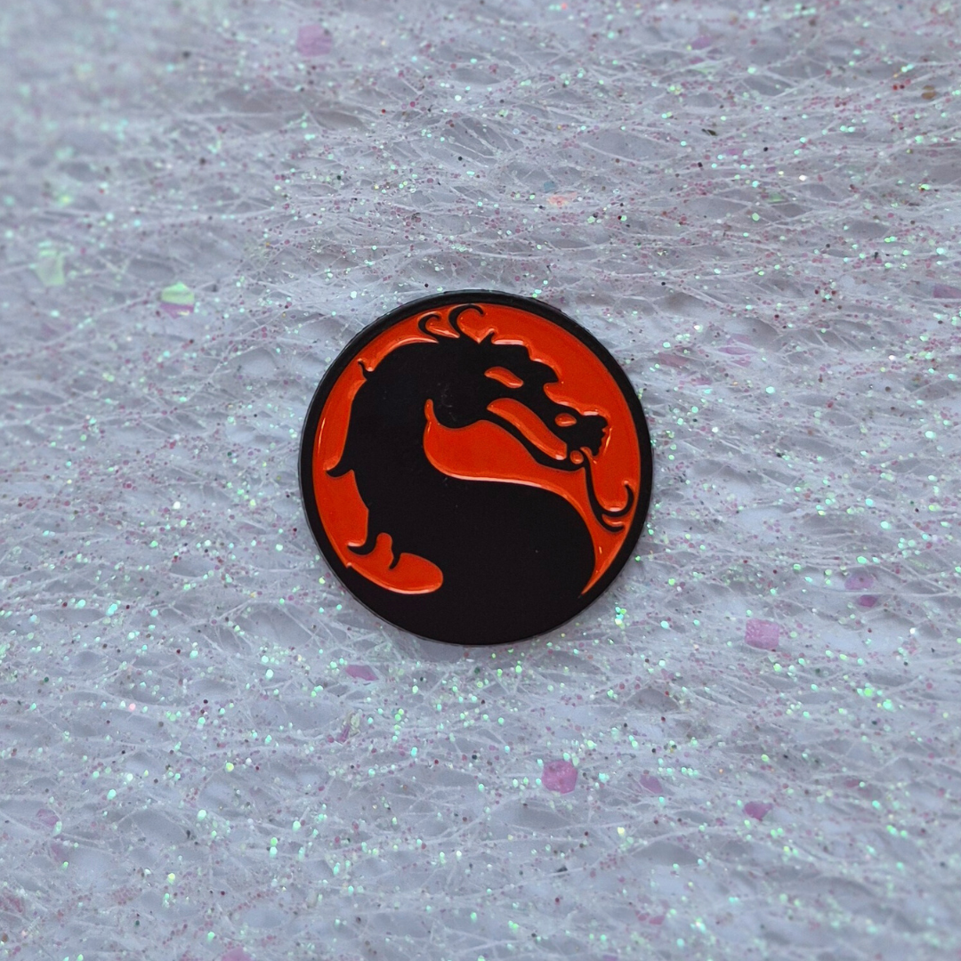 Mortal Kombat Symbol Enamel Alloy Pin – Oziko Stationery Store