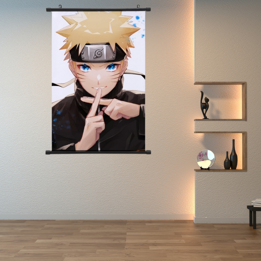 Naruto Uzumaki Wall Scroll – Oziko Stationery Store