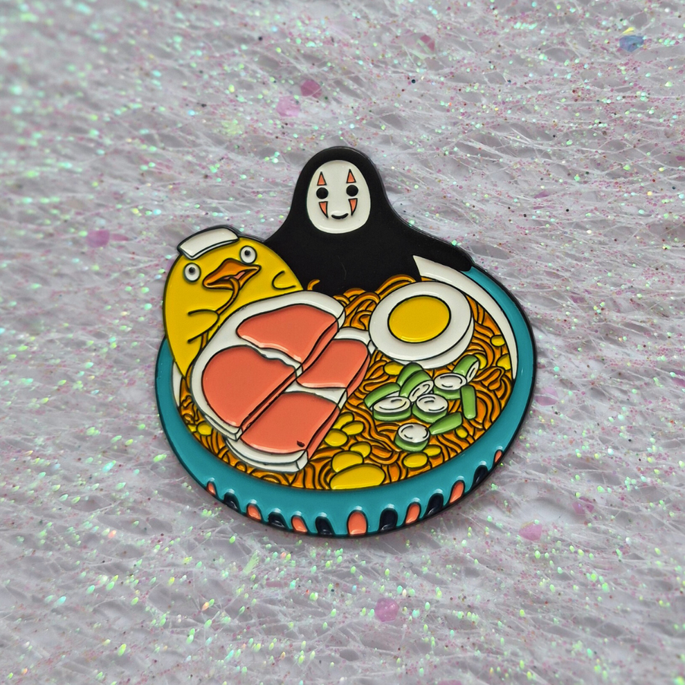 Spirited Away Ramen Enamel Alloy Pin – Oziko Stationery Store